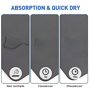 Refrigerator Drip Tray,Cuttable Fast Absorbent Drip Tray, Refrigerator Drip Catcher Hide Stain,Mini Fridge Drip Tray For Refrigerator Water Dispenser,Quick Dry Water Drip Pads(2Pcs,Grey,Rectangular)