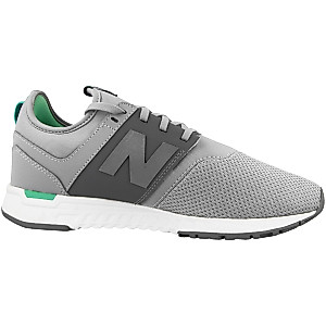 New Balance Women's WRL247 Classic Running Shoe, Size: 7.5 Width: B Color: Silver Mink/Vivid Jade