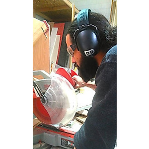 Professional Safety Ear Muffs by Decibel Defense - 37dB NRR - The HIGHEST Rated & MOST COMFORTABLE Ear Protection for Shooting & Industrial Use - THE BEST HEARING PROTECTION...GUARANTEED