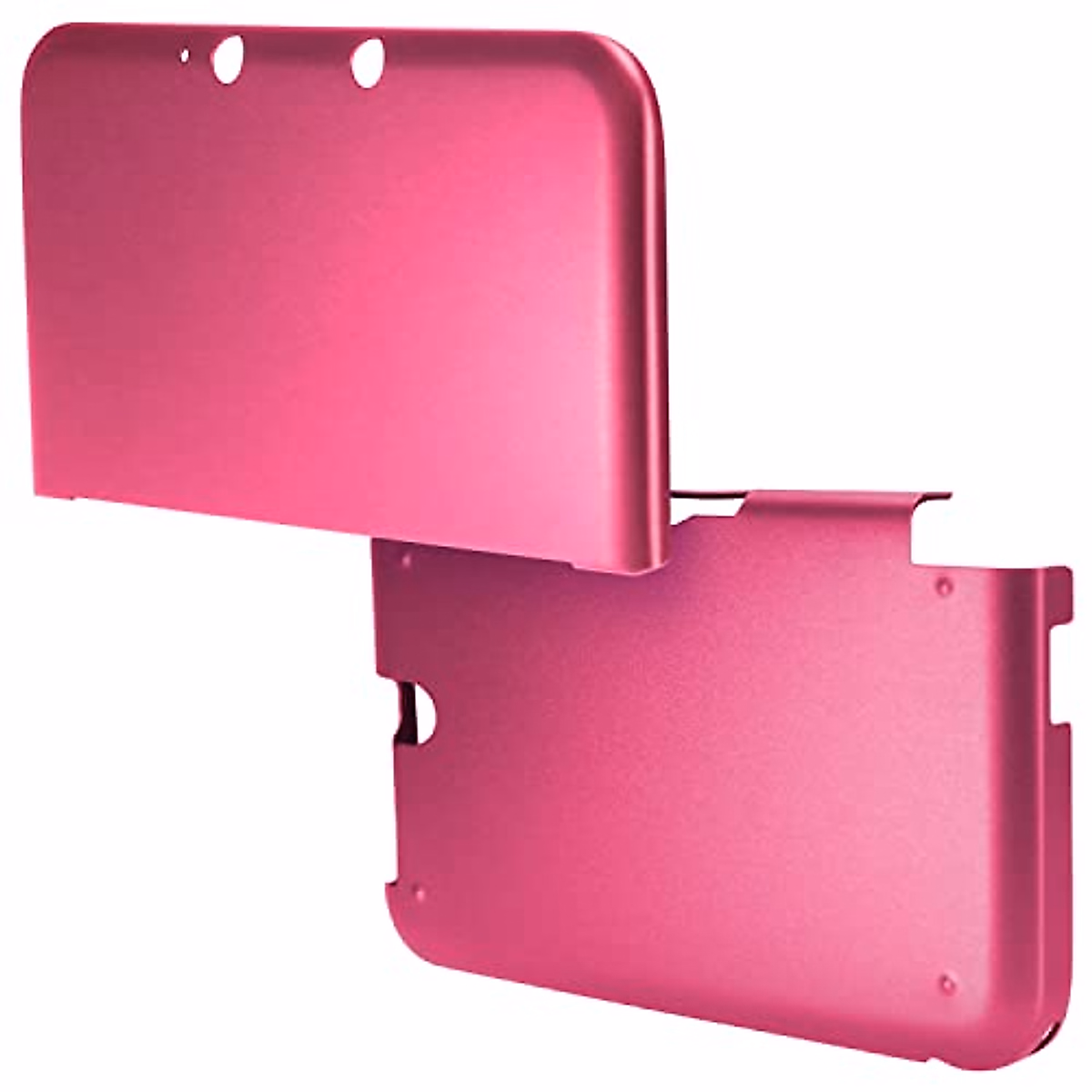 OSTENT Anti-Shock Hard Metal Box Cover Case Shell for Nintendo 3DS XL LL (Red)