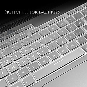 Keyboard Cover for 16" ASUS ROG Strix G16 2024 2023 G614 G614JV G614JIR G614JVR G614JI-AS94 Gaming Laptop, ASUS ROG Strix Scar 16 G634 G634JYR G634JZR G634JY G634JZ Keyboard Skin Protector - Clear