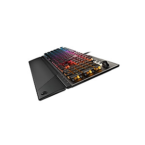 ROCCAT Vulcan 120 - Mechanical RGB Gaming Keyboard, AIMO LED Per-Key lighting, ROCCAT Titan switches, durable design (aluminum top plate), multimedia wheel, detachable wrist rest