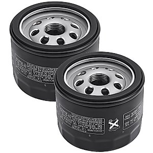 WDKTBM 2 pack 492932S Oil Filter Fits for B & S 492932 695396 696854 John Deere am125424 GY20577 LG492932S Kohler 2505001 Tecumseh 36563 Lawn Mower Tractor