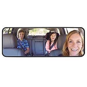 Family Car Mirror by Pikibu® - A better way to see your kids. View ALL your children and your blind spots - 180-degree View - High Definition Clarity