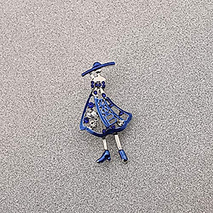 CHOORO Zeta Brooch Pin 1920 Greek Sorority Jewelry Gift for Finer Women(- Brooch)