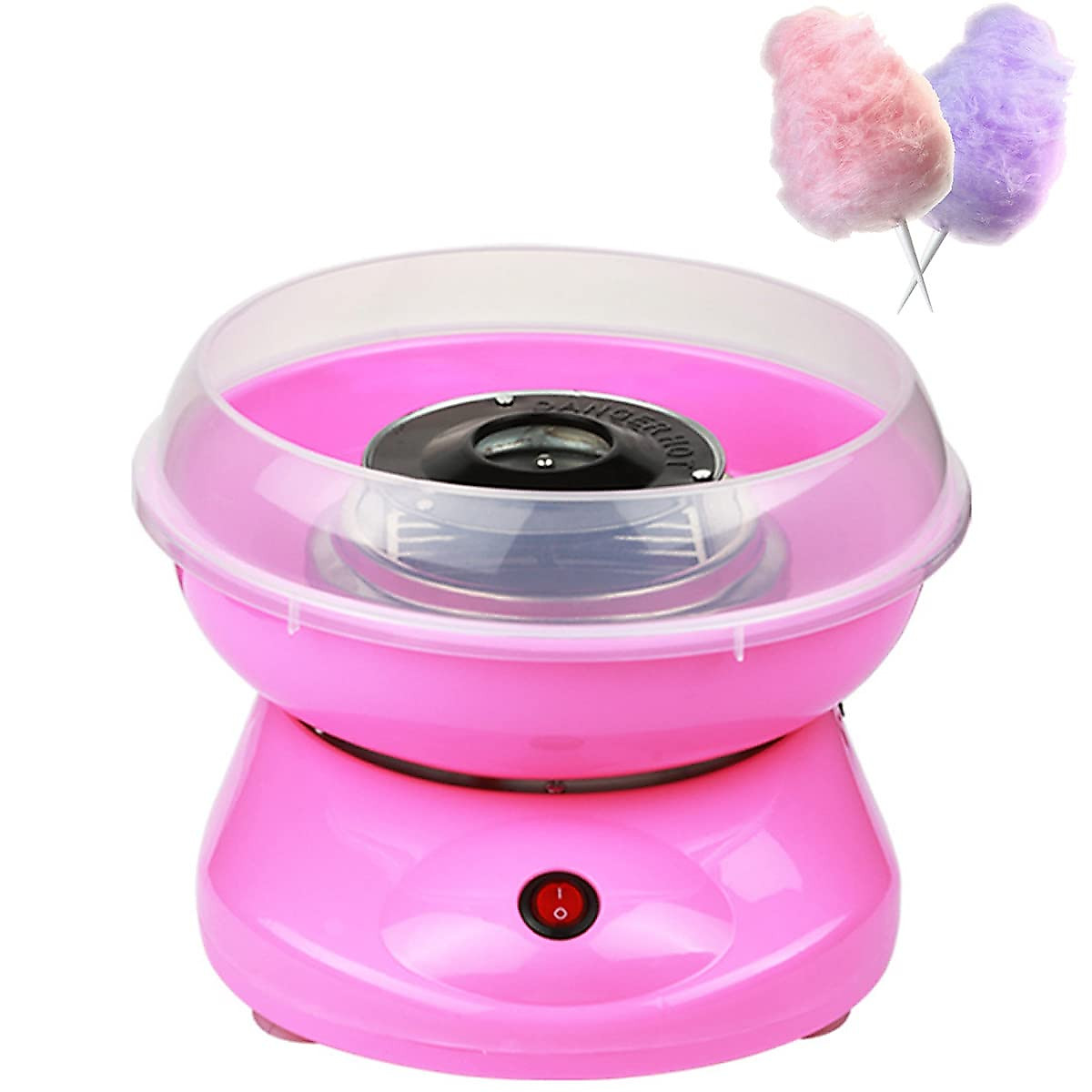 Candy Floss Machine, Premium Retro Cotton Candy Floss Maker Portable Cotton Sugar Machine Girl Boy Christmas Gift Marshmallow Machine 500w,Purple