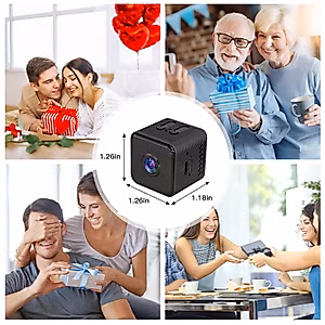 OLYAXEN Mini Spy Camera WiFi Hidden Camera Night Vision 4K HD Spy Cam for Home Security Easy to Set Wireless Indoor Smallest Camera with Motion Detection IP Camera Remote Viewing