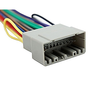 Compatible with Jeep Liberty 2002 2003 2004 2005 2006 2007 Single DIN Stereo Harness Radio Install Dash Kit Package