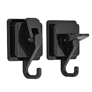 YSSILADI Suction Cup Hooks 2 Pack, Heavy Duty Vacuum Suction Shower Hooks Window Glass Kitchen Bathroom Hooks Reusable Without Punching for Towel Loofah Robe Coat Wreath Decor (Silver-Grey, 2 Pack)