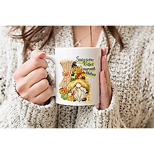 Fall Scarecrow Gnome Sublimation Transfer, Ready to Press, Autumn, Sunflowers, Pumpkins, Gnome Sublimation Transfer, Harvest, Ready to Use (Child x1-6")