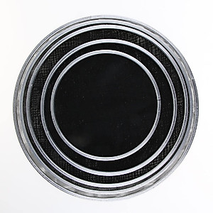 2-Ply Mesh Silent SKIN for Drum Set Replacement, Black, 8inch