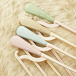 TOPBATHY 5pcs Clothes Hangers Non Slip No Shoulder Bump Suit Hangers Durable Space Saving Clothes Hangers Coat Sweater Jackets Pants Shirts(Mixed Color)