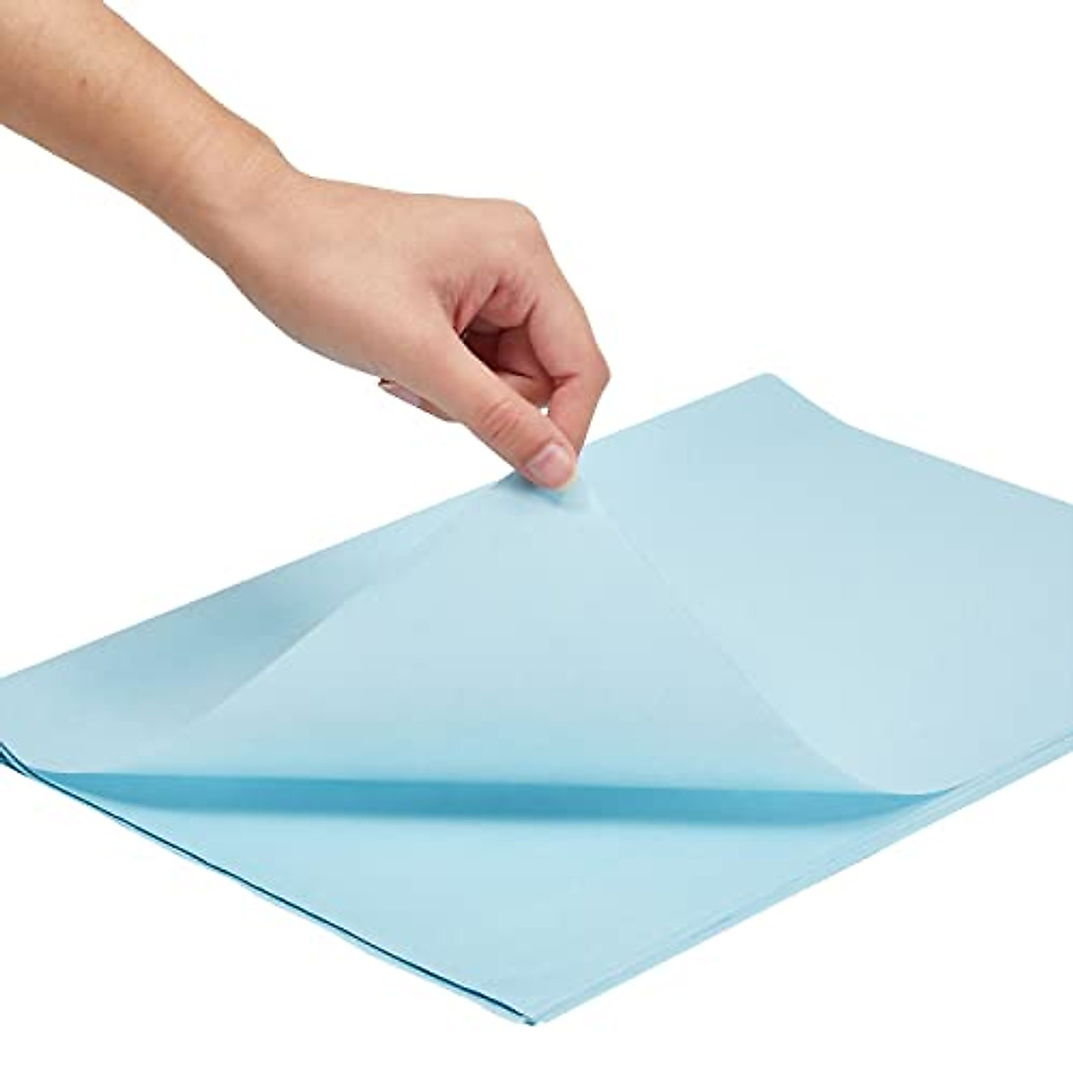 160 Sheets Blue Tissue Paper for Gift Wrapping Bags, Bulk Set for Birthday Party, Holidays, Art and Crafts (15 x 20 in)