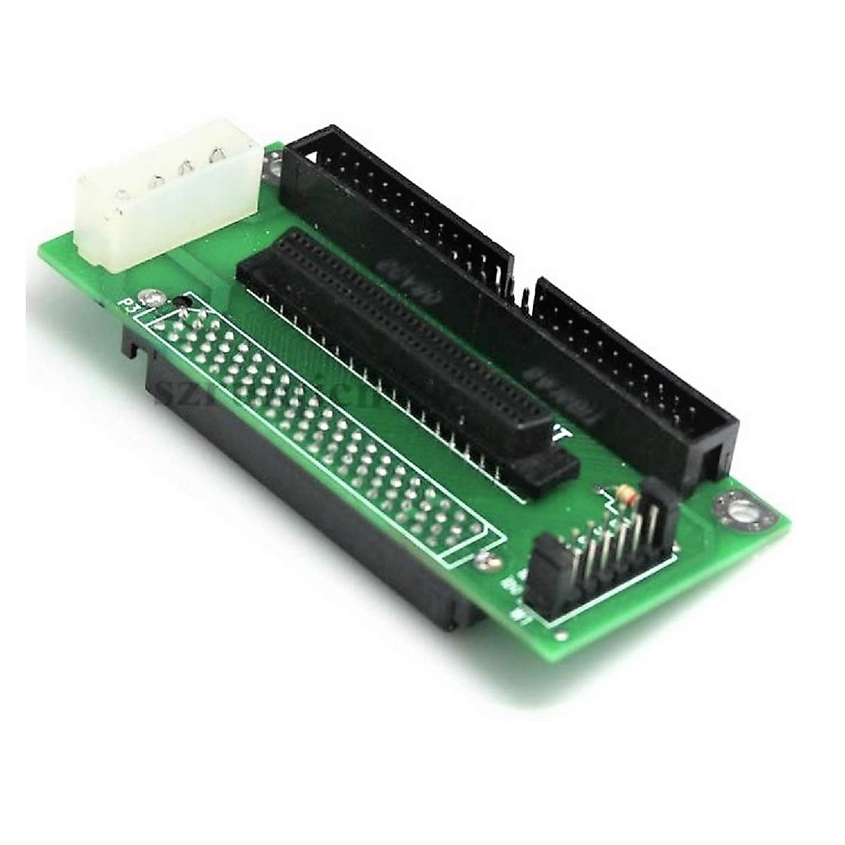 Micro SATA Cables SCA 80 PIN to 68 50 PIN SCSI Adapter: Versatile SCSI 68 Pin Female to IDC 50 Pin Female Adapter