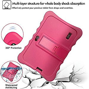 2023 Kids Tablet 7 inch Display Tablet for Toddlers, 32GB ROM, 2GB RAM Android 11.0 Tablet with Parental Control, Educational Games, WiFi, Bluetooth, Dual Camera, Kids Learning TV, Included Case