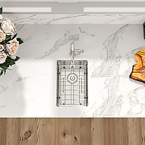 30 Undermount Kitchen Sink - Sarlai 30" Stainless Steel 16 Gauge Single Bowl Sinks, 30x18 Inch Sturdy Deep Bowl Basin Sink