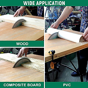 Hoteche 10-Inch Circular Saw 15A Compact Portable Table Saw with Saw Blade for Desktop Use