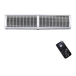 Lamps Door Hanging Air Curtain, Low Noise, Remote Control, Dustproof, Anti-Odor, Fresh Air (Size : 60")
