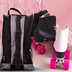 WINOMO Ice Skate Bag Ice Roller Skating Carrying Bag Inline Skating Bag Figure Skate Bag Skates Tote Bags Skating Accessories