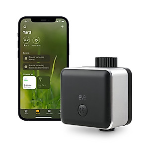 Eve Aqua – Apple HomeKit Smart Home, Smart Water Controller for Sprinkler or Irrigation System, Automate with Schedules, Bluetooth and Thread, App Compatibility