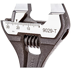 Bahco 9029TT thin jaw thin jaw big mouth adjustable wrench 6-Inch