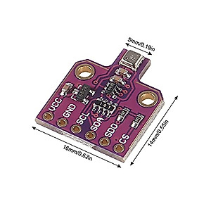2pcs BME680 Temperature Humidity Pressure and Gas Sensor Breakout Board Module 3~5VDC CJMCU-680 BME680 Sensor