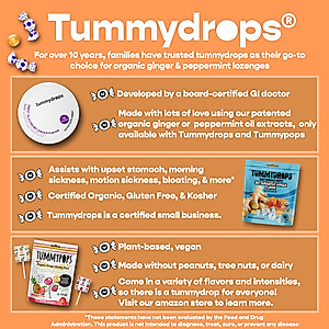 Tummypops Peppermint Variety Pack (Hint 'O Lime, Watermelon, & Vanilla Flavors), 21 Pops