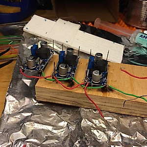 BULVACK 10 Pack LM2596 DC-DC Buck Converter Step Down Module Power Supply DIP Output 1.25V-30V 3A