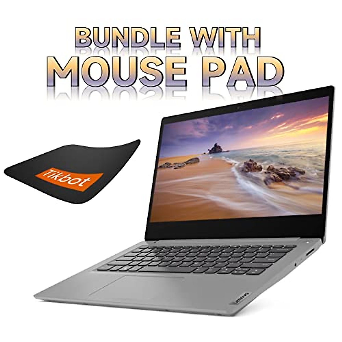 Lenovo IdeaPad 3 14" Laptop | Intel i7-1165G7 | Iris Xe Graphics | IPS | USB TypeC | Wi-fi 6 | Fingerprint Reader | Webcam & Camera Shutter | Large Battery | W/Mousepad (20GB RAM | 1TB PCIe SSD)