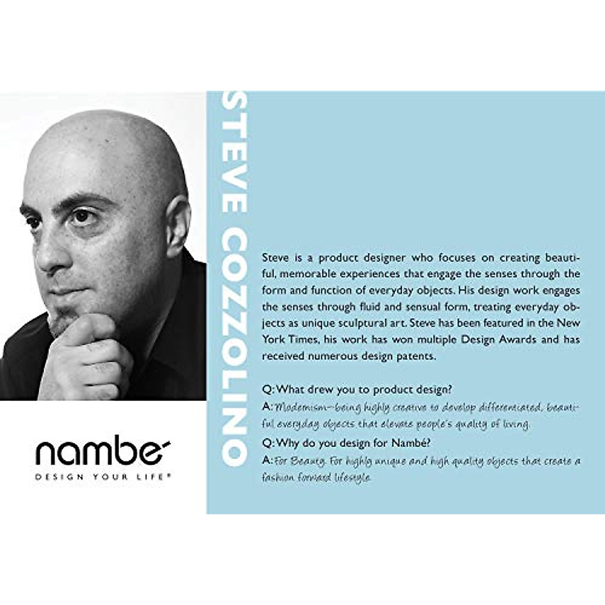 Nambe Eclipse Salad Bowl with Servers | 3-Piece Set | Large Wooden Serving Bowl for Caesar Salad, Large Salads | Big Salad Bowl with Serving Utensils | Made of Alloy & Acacia Wood (14.5 x 16” 10.5)