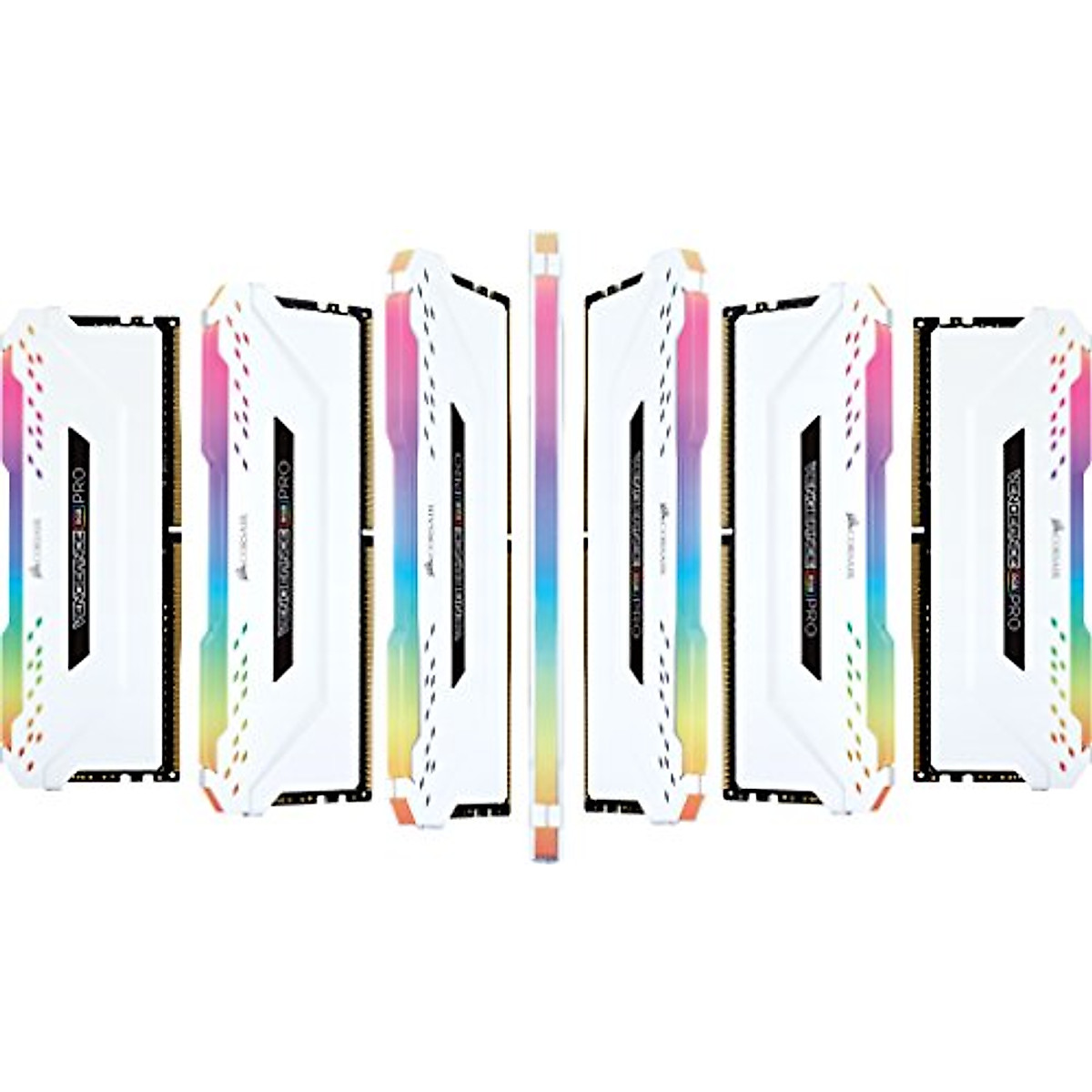 Corsair Vengeance RGB Pro DDR4 3600MHz C18 LED Desktop Memory - White 32GB (4x8GB) (Pack of 4)