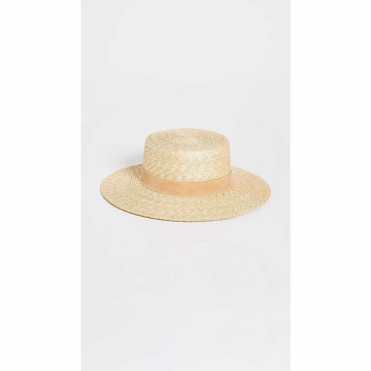 Lack of Color Women's The Spencer Boater - Suede, Natural/Camel, Tan, L