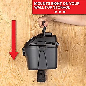 Shop-Vac 2021005, Micro Wet Dry Vacuum, 1 Gallon, 1.25 in Diameter x 4 Ft Hose, 50 CFM, (1 Pack)