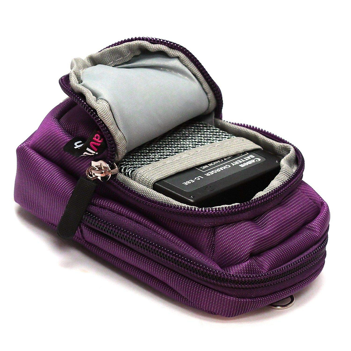 Navitech Purple Digital Camera Case Bag Compatible with Canon PowerShot SX620 HS Compact Camera