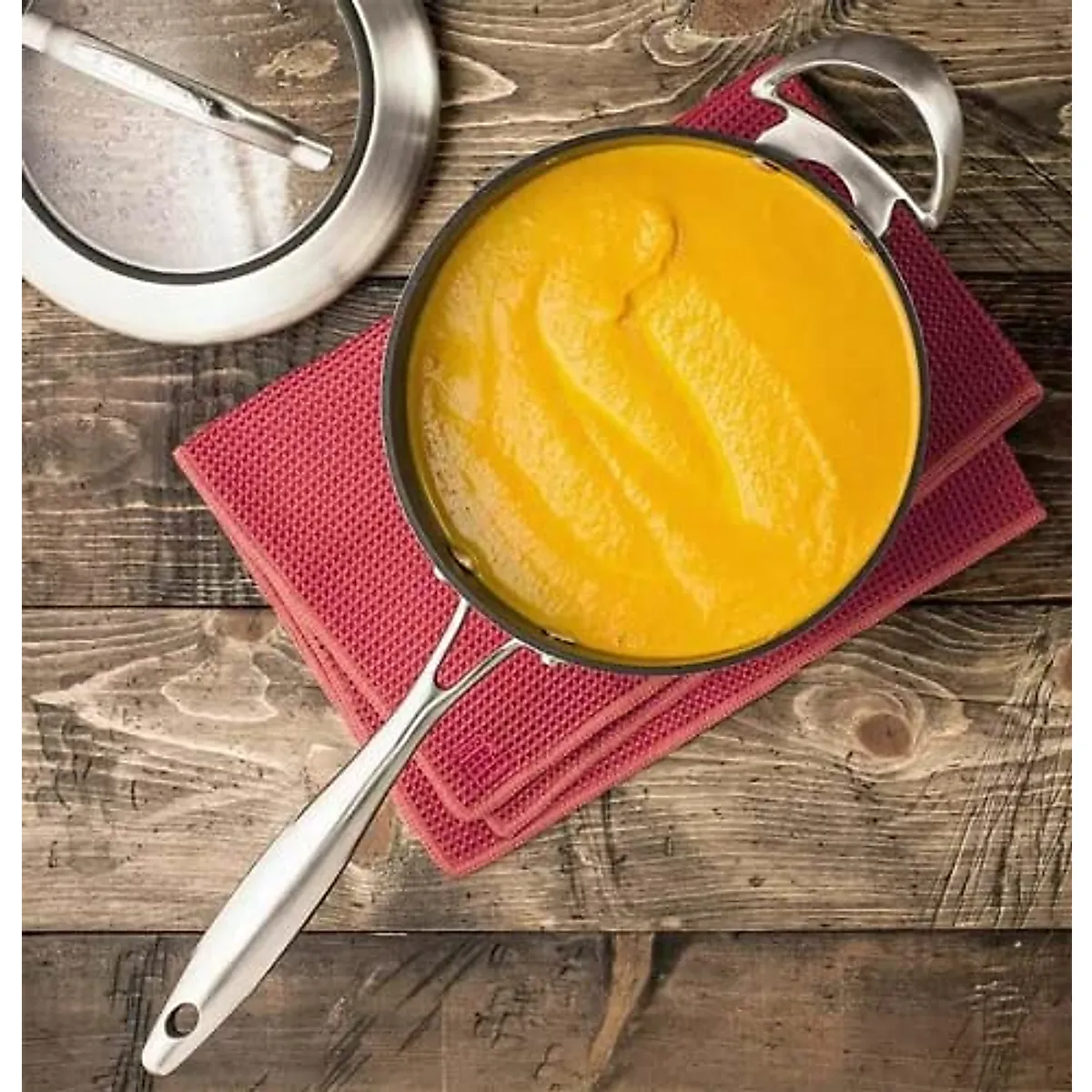 Scanpan Stainless Steel HAPTIQ 4-Quart Covered Saucepan