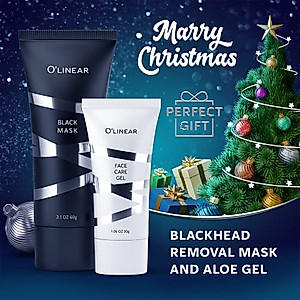 Charcoal Peel Off Face Mask- Blackhead Remover Mask with Organic Activated Charcoal - Oil Removing Detoxifying - Deep Cleansing and Purifying Black Mask & Face Care Gel for Women & Men