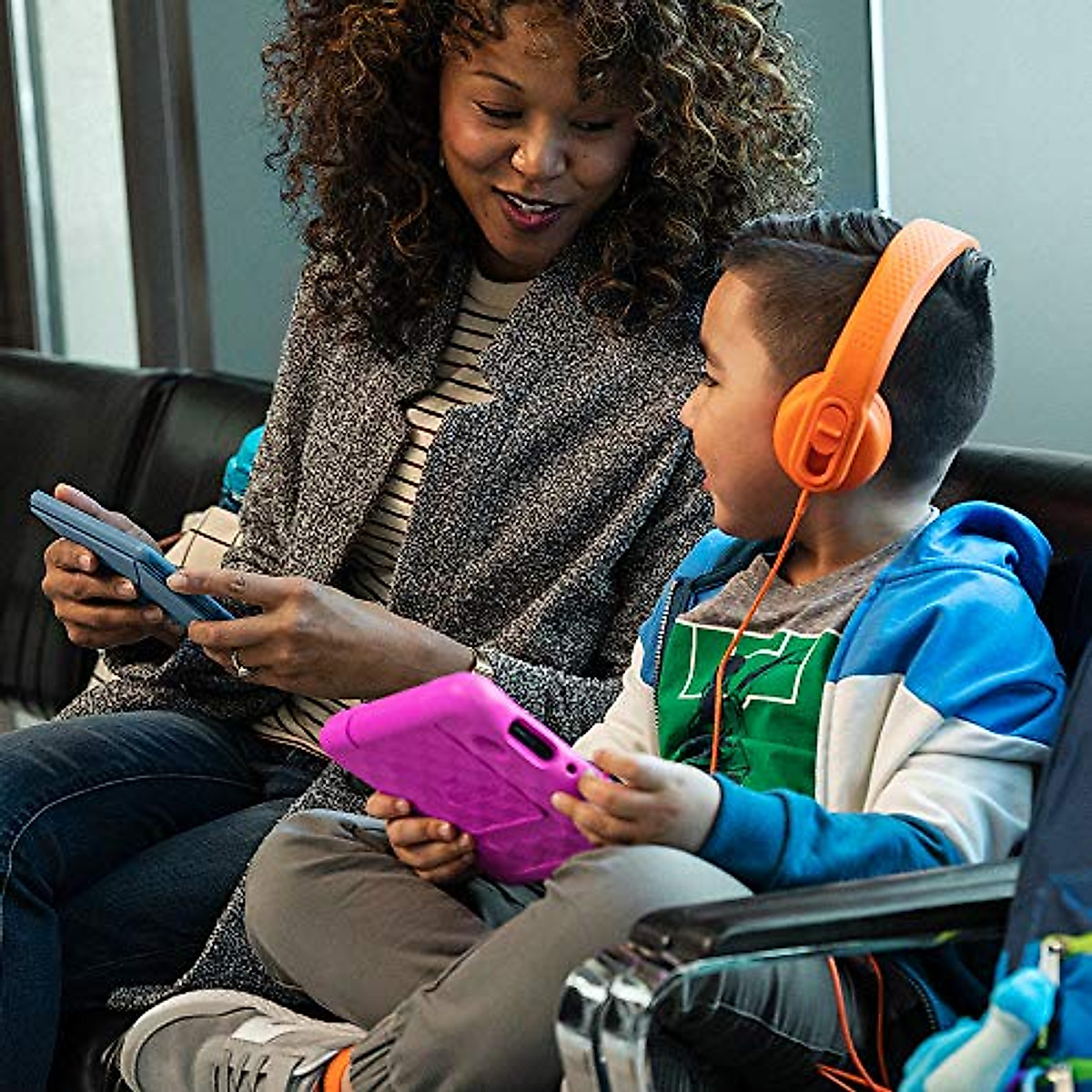 Fire 7 Kids tablet, 7" Display, ages 3-7, 16 GB, (2019 release), Blue Kid-Proof Case