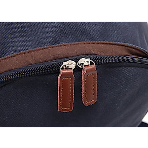 kayond Casual Style Lightweight canvas Laptop Bag/Durable Travel backpacks/Rucksack for Men&Women/Fashion Backpack Fits 15 inch Notebook (navy blue)