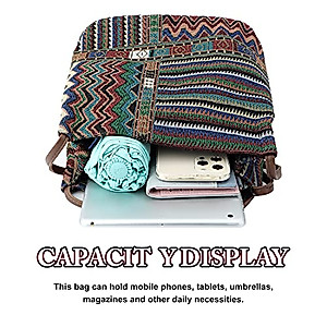 KUANG! Ethnic Style Bag Lady's Everyday Tote Shoulder Bags Women Tourist Hobo Handbag 04