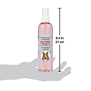 Veterinary Formula Solutions Gloss & Glide Detangler, Shine Builder, Conditioner Spray for Dogs – Quickly Detangles Matted Hair – With Silk Protein and Antioxidants (8 Fl. Oz.)