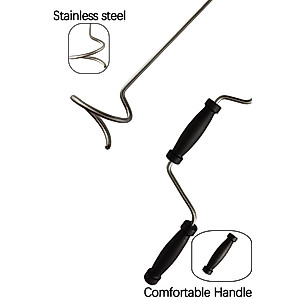 Compost Aerator/Compost Accelerator/Compost Turning Tool/Compost Turner and Mixing Tool/Compost Aerator Tool/Compost Aeration Tool for Outdoor Compost Bin