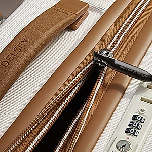 DELSEY Paris Chatelet Hardside 2.0 Luggage with Spinner Wheels, Angora, Checked-Medium 24 Inch