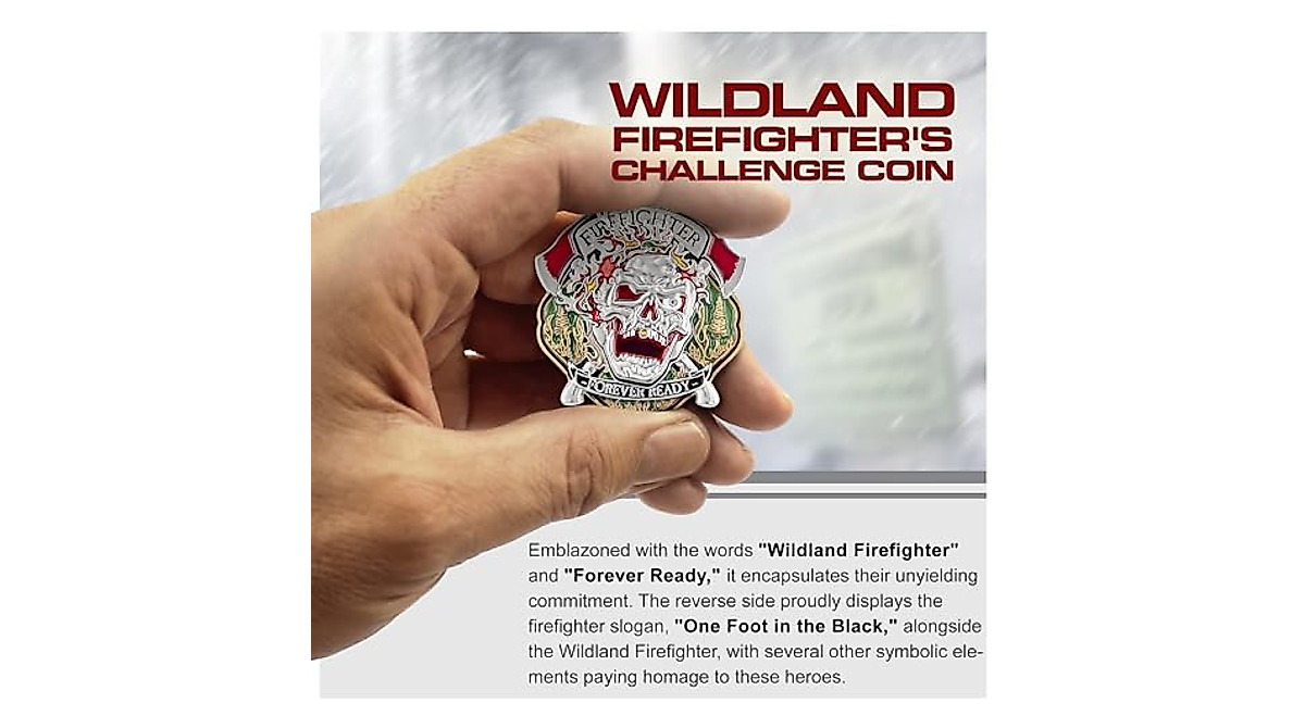 Wildland Firefighter Challenge Coin – Honor Bravery
