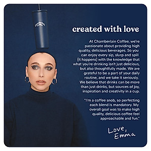 Chamberlain Coffee Fluffy Lamb Vanilla Cold Brew Singles - Cold Brew Coffee Bags with Notes of Vanilla & Roasted Nuts - 10 Single Serve Cold Brew Sachets