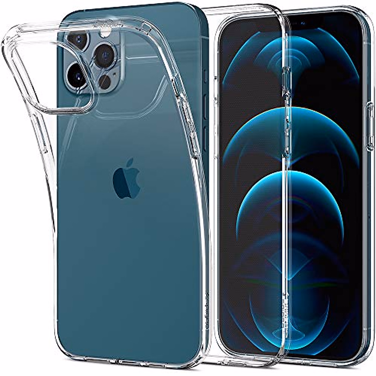 Spigen Liquid Crystal Designed for iPhone 12 Pro Max Case (2020.) - Crystal Clear