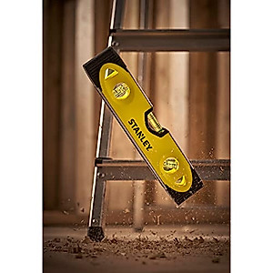 Stanley 0-43-511 Spirit level "Torpedo" of plastic/aluminum, Black