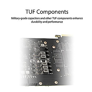 GIGABYTE ASUS TUF Gaming AMD Radeon™ RX 6800 OC Edition Graphics Card (PCIe 4.0, 16GB GDDR6, HDMI 2.1, DisplayPort 1.4a, Dual Ball Fan Bearings, All-Aluminum Shroud, Reinforced Frame, GPU Tweak II)