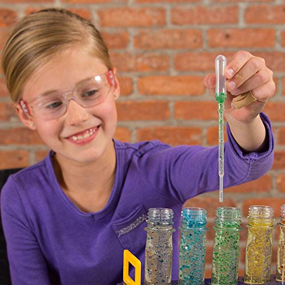 Steve Spangler's Large Plastic Test Tubes with Caps, Test Tubes for Kids, 15 Pack