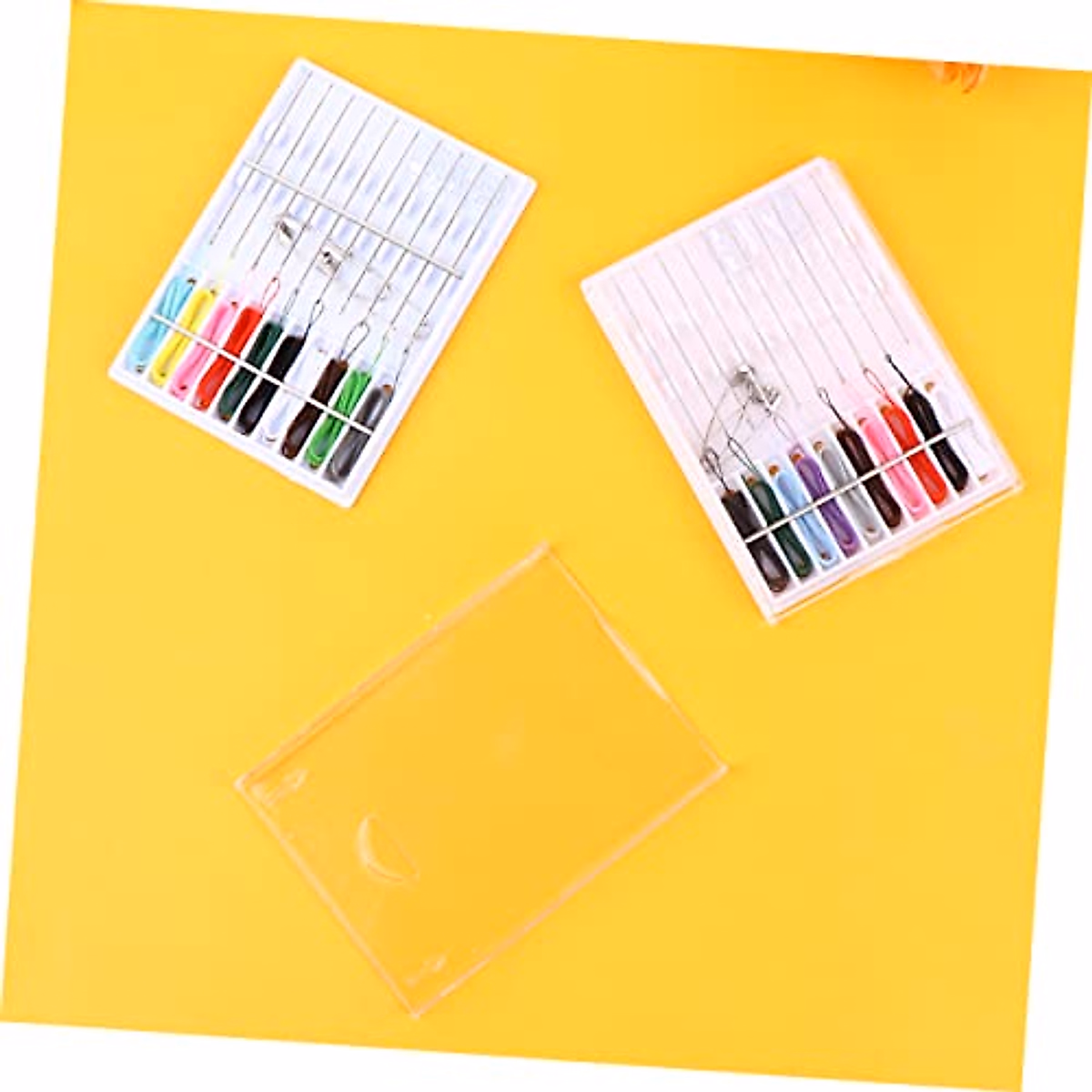 EXCEART 4 Boxes Set T Tool Tools Needles Needle and Thread Sewing Travel