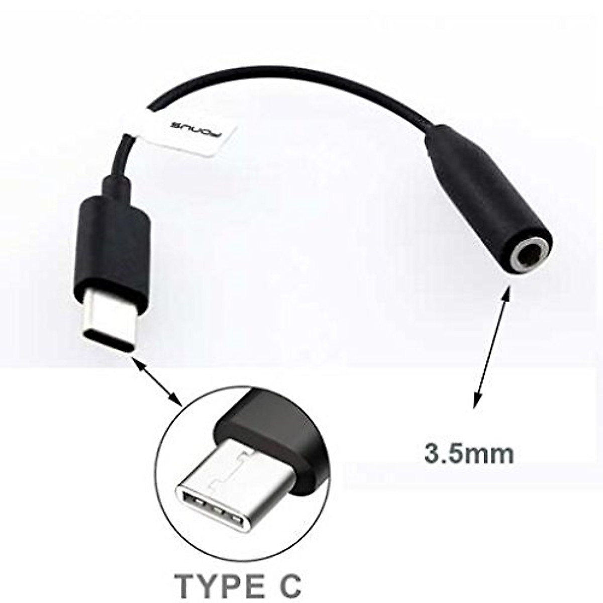 Headphone Adapter Type-C Earphone for Galaxy Tab S5e 10.5 Tablet, Jack Converter Audio Adaptor Earbud Headset Compatible with Samsung Galaxy Tab S5e 10.5